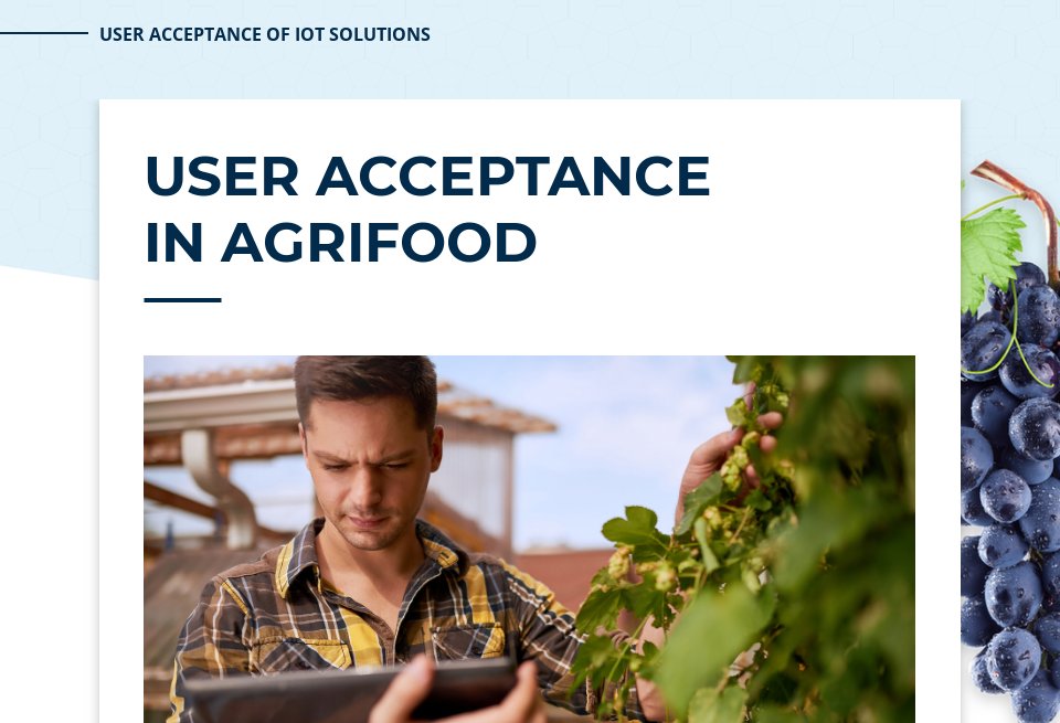 User Acceptance in IOF2020 - IOF User acceptance of IoT solutions